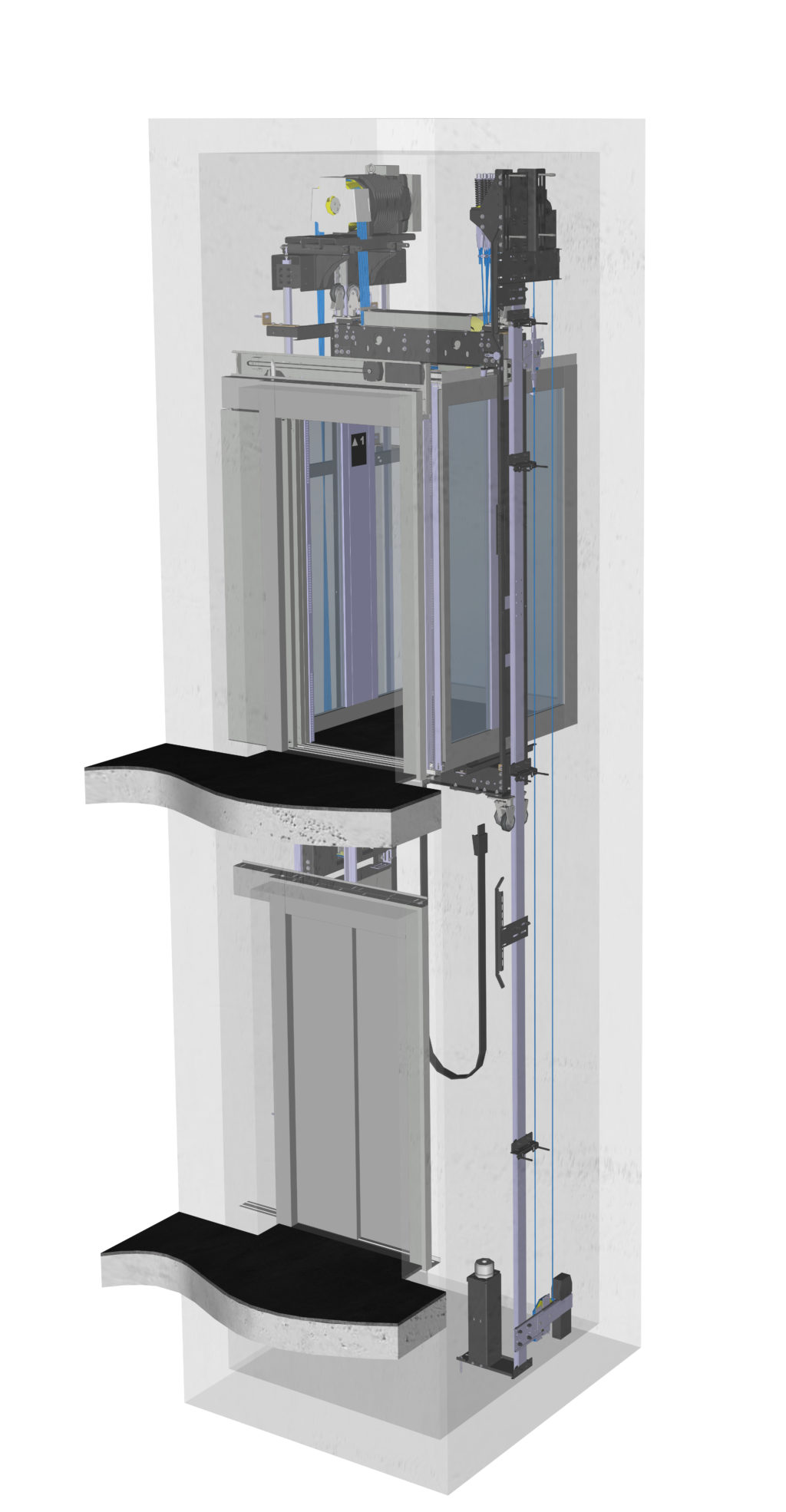 B-CORE MRL - The machine roomless elevator